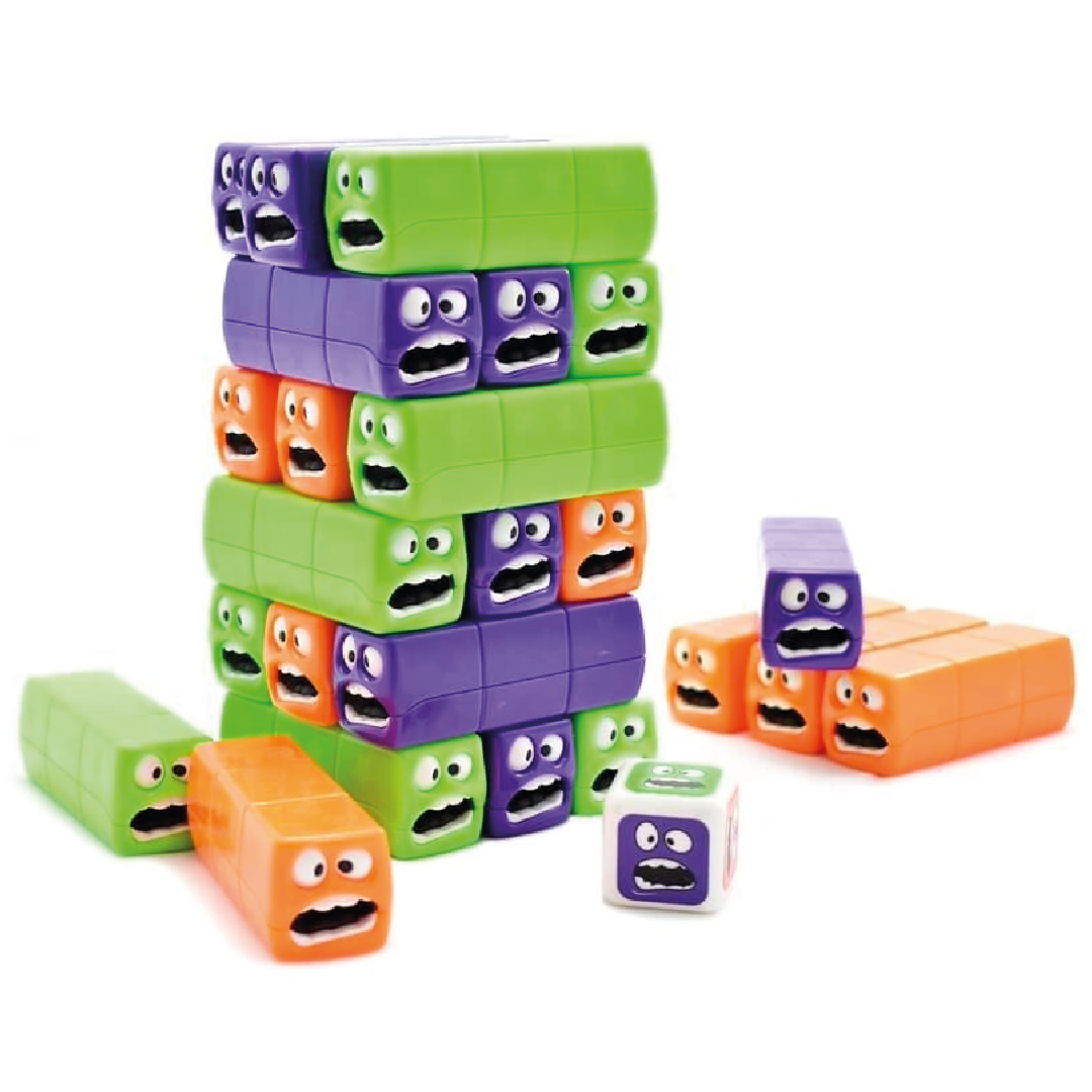 Juego de Mesa Jenga Wobbly Worms – Ingenio Destreza Mental