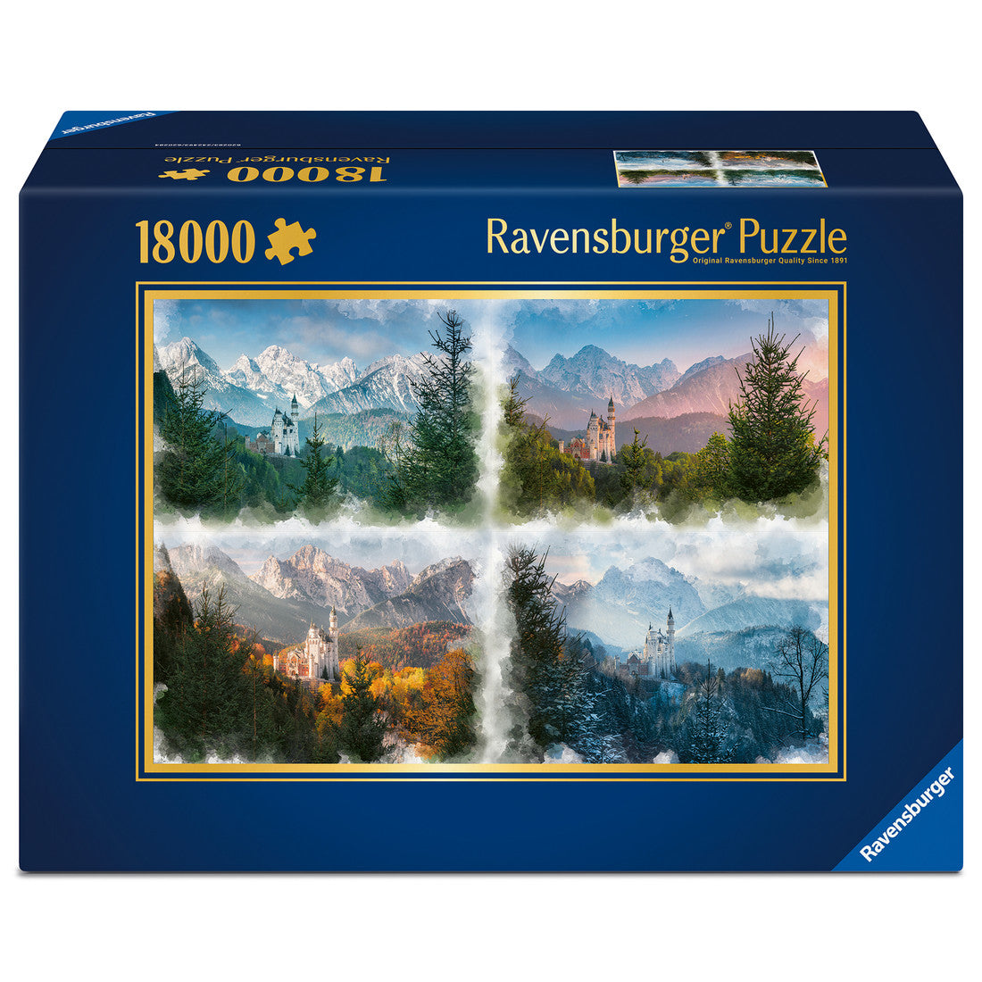 Puzzle Rompecabezas 18000 Piezas Neuschwanstein Seasons - Temporadas de ...