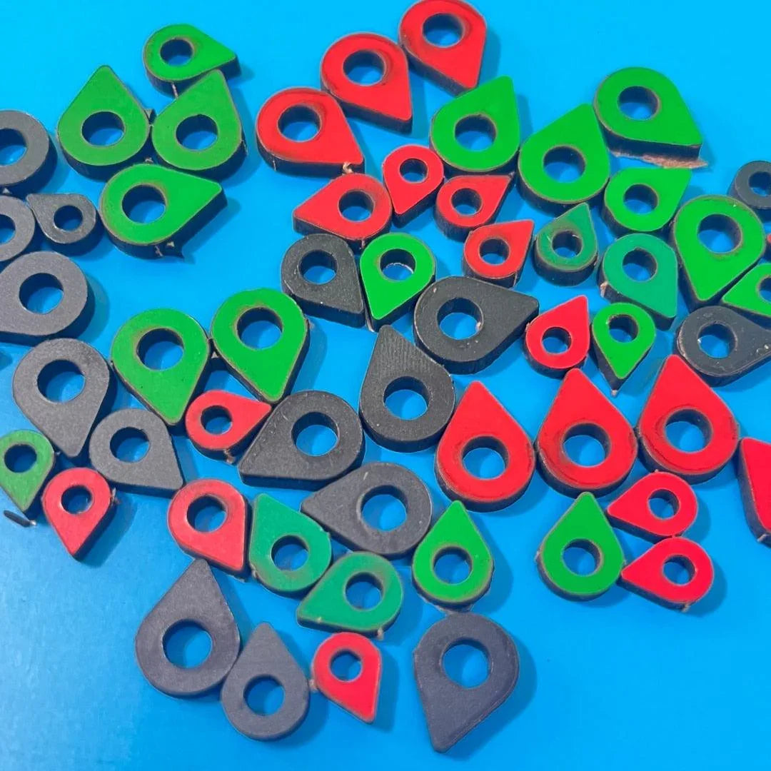 Kit de Pines Extra en Madera Adhesivos para MADEMAP – Ingenio Destreza ...